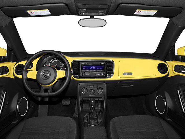 yellow beetle interior